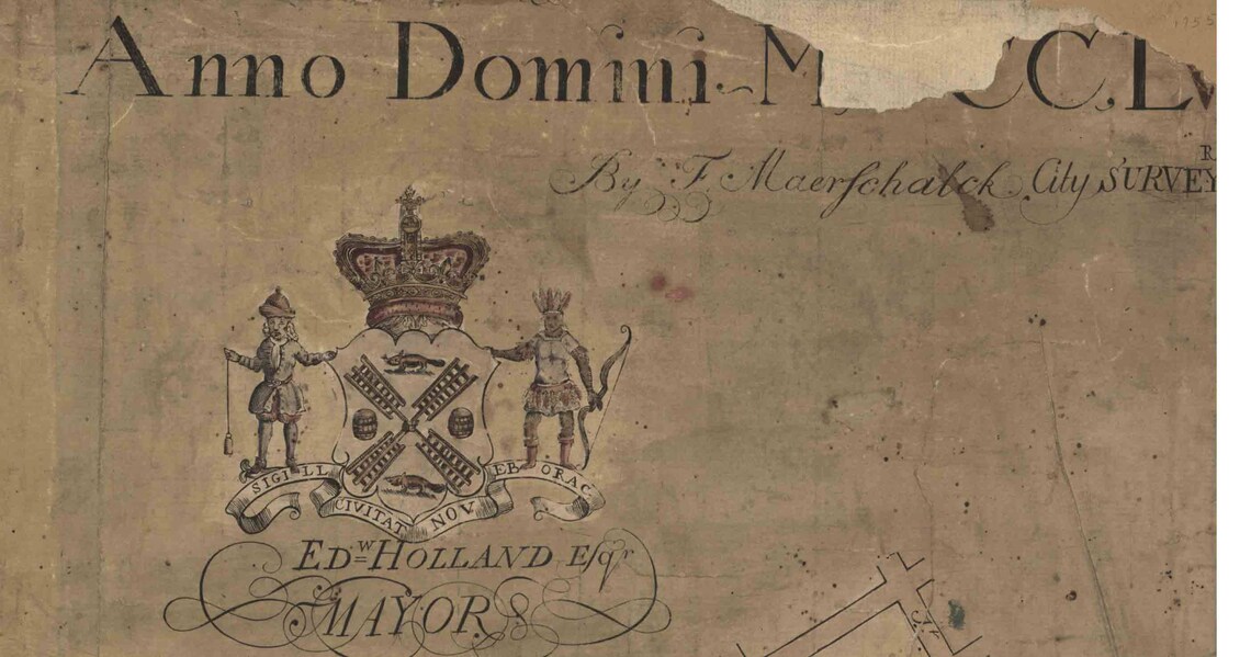 New York City Old Map 1755 Maerschaick From Early Survey - Etsy