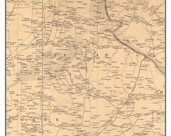 Raritan Map Genealogy - Etsy