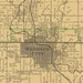 Hamilton County Iowa 1883 Old Wall Map With Landowner Names Farm Lines ...