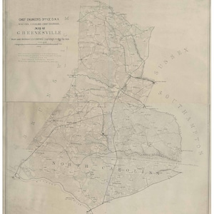 Greensville County Virginia 1864 Old Wall Map With Homeowner Names ...