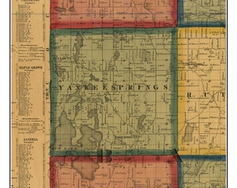 Barry County Map - Etsy