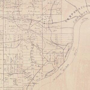 Gallia and Meigs County Ohio 1885 - Old Wall Map Oil Field Reprint With ...