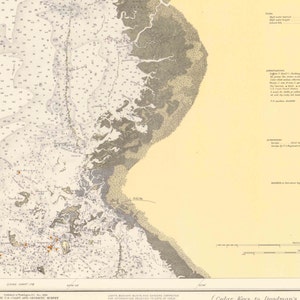 Cedar Keys to Deadman's Bay - 1937 Nautical Map Reprint - Florida ...
