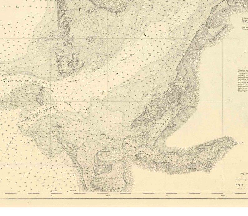 Tampa Bay - 1885 Nautical Map Reprint - Florida - 80000 AC Chart 177 - Etsy