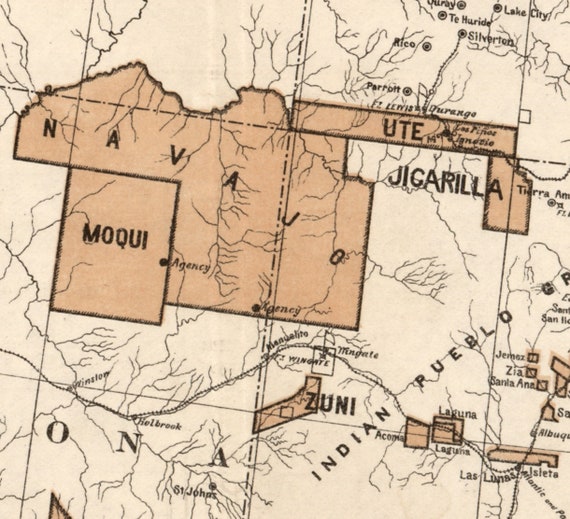 Native American Reservations Today Map