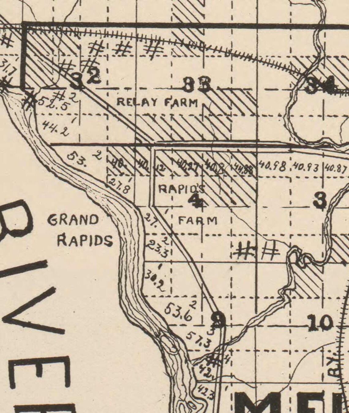 Menominee County Michigan 1898 Wall Map Reprint With - Etsy