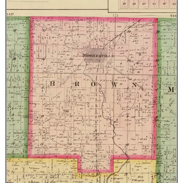 Mooresville Map - Etsy