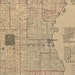 Edwards County Illinois 1891 Old Wall Map Reprint With Homeowner Names ...