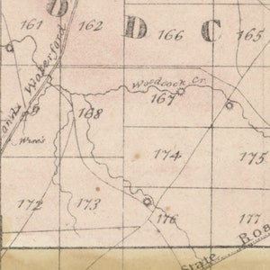 Crawford County Pennsylvania 1839 Old Map - Genealogy Reprint - Etsy