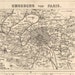 France 1871 German Map of France With Detailed Topography Old Map ...
