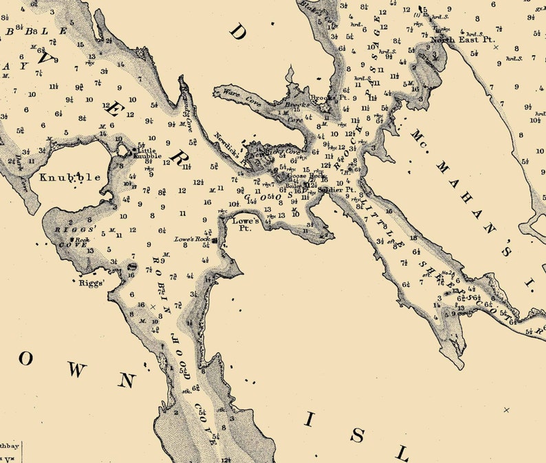 Bath and Boothbay Harbor Georgetown Westport Arrowstic | Etsy