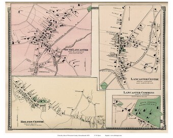 Bolton Old Map - Etsy