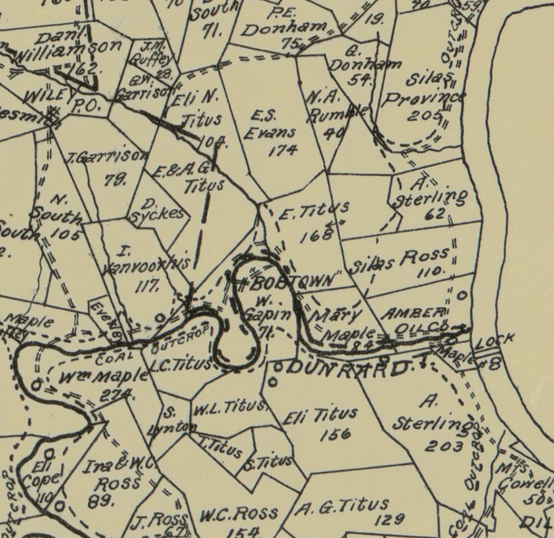 Greene County Pennsylvania 1897 Old Wall Map With Owner - Etsy