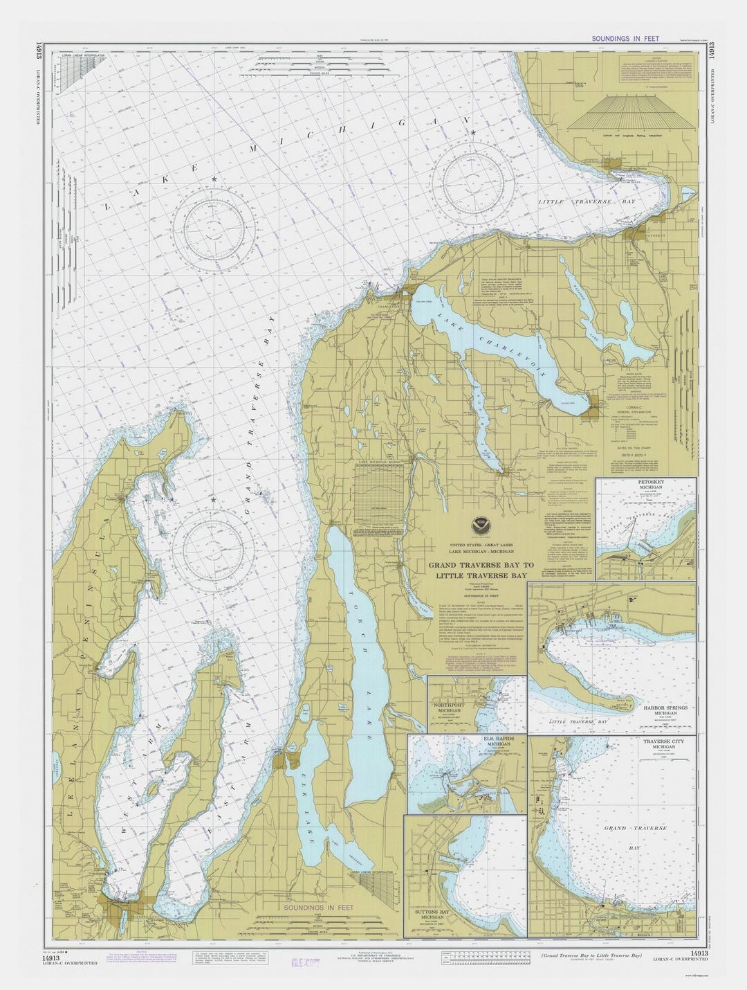 Grand Traverse Bay to Little Traverse Bay - 1984 Lake Michigan ...
