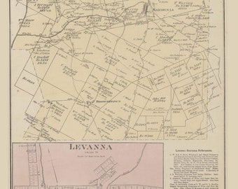 Brown County Ohio Old Map - Etsy