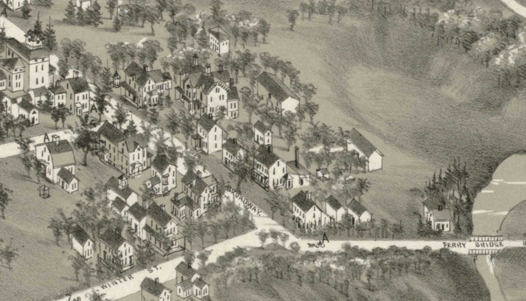 Stratford Connecticut 1882 Birds Eye View CT Reprint - Etsy.de