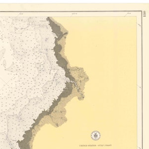 Cedar Keys to Deadman's Bay - 1937 Nautical Map Reprint - Florida ...