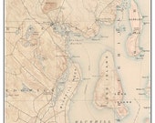 Swan Island 1904 Old Topographic Map USGS Custom Composite - Etsy
