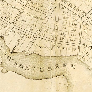 New Bern 1822 North Carolina Old Map Reprint - NC Cities - Etsy