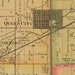 Adams County Iowa 1884 Old Wall Map With Landowner Names Farm Lines ...