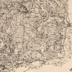 Fluvanna County Virginia 1863 Old Wall Map With Homeowner Names Reprint ...