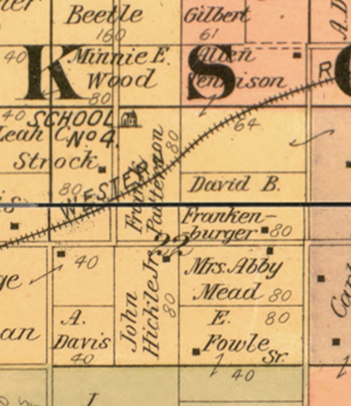 Butler County Iowa 1897 Old Wall Map With Landowner Names Farm | Etsy