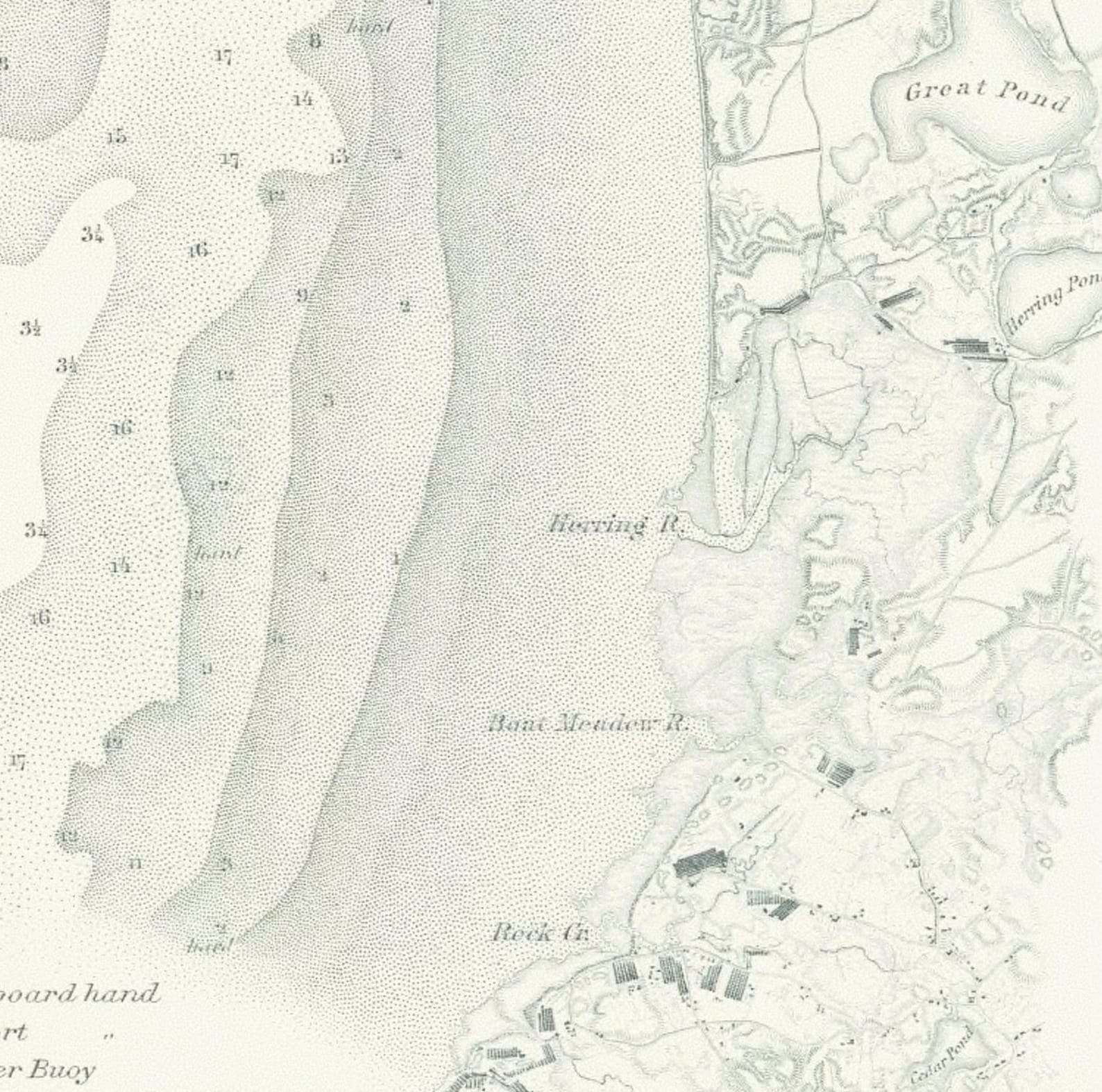 Wellfleet Harbor 1860-1917 Nautical Map With Saltworks - Etsy