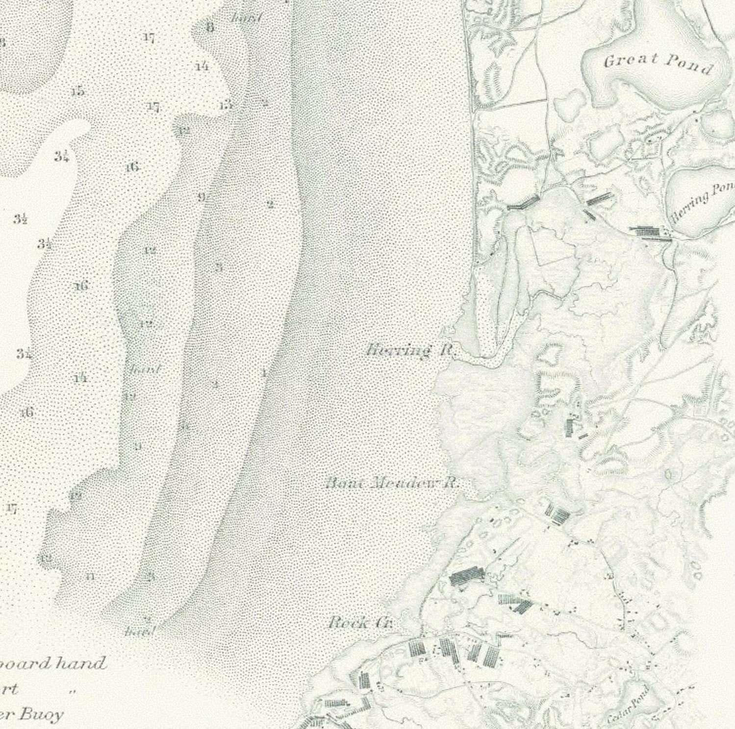 Wellfleet Harbor 1860-1917 Nautical Map With Saltworks - Etsy