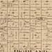 Jefferson County Nebraska 1889 Old Wall Map Reprint With Landowner ...