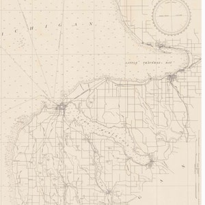 Grand Traverse Bay to Little Traverse Bay - 1947 Lake Michigan ...