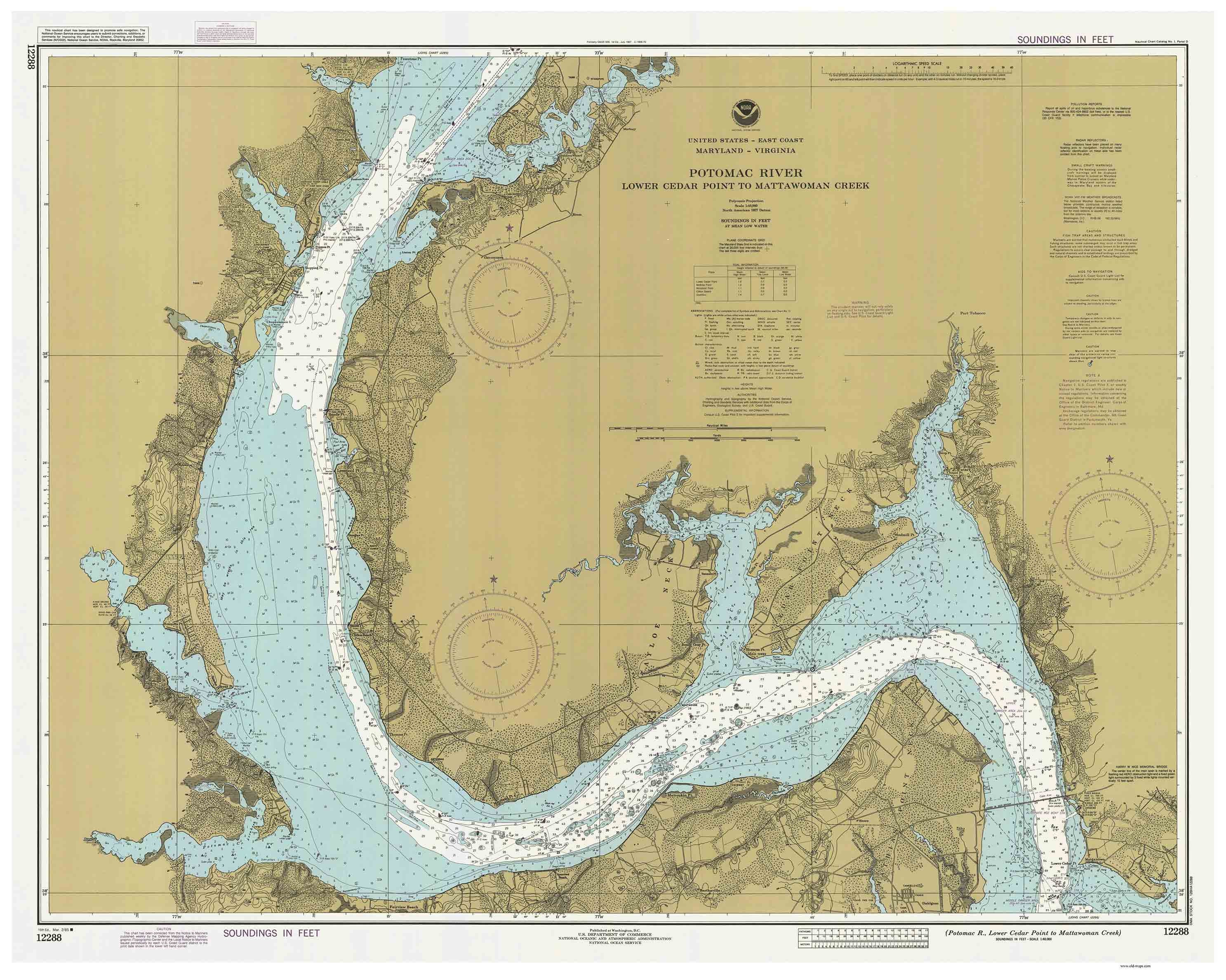 Potomac River Map