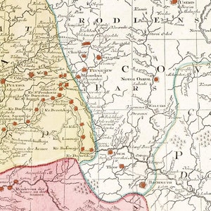 Ukraine 1758 Old Map Fundraiser for Ukraine Wall Map - Etsy