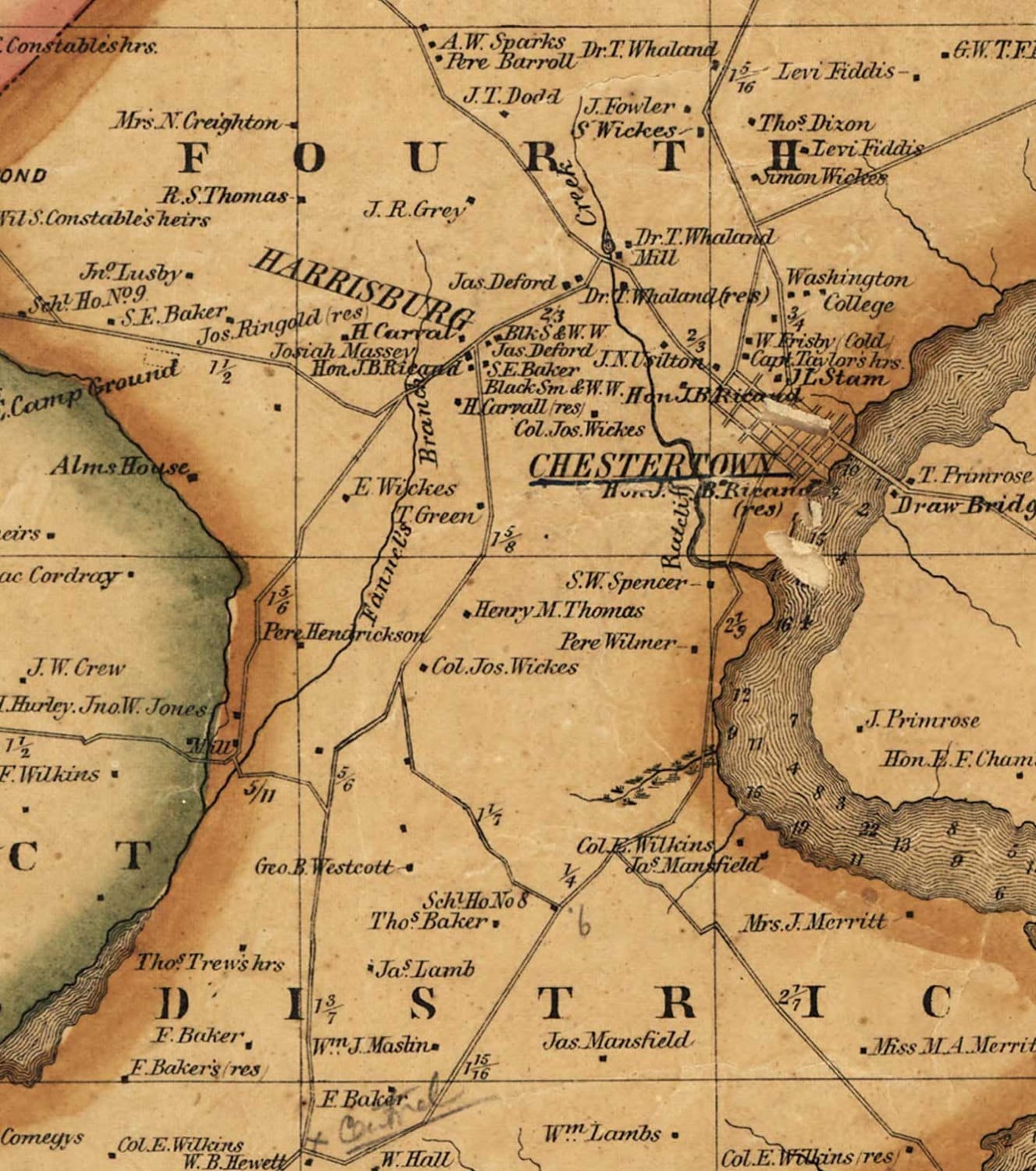 Kent County Maryland 1860 by Simon J. Martenet Old Wall Map - Etsy Kent County Maryland 1860 by Simon J. Martenet Old Wall Map - Etsy