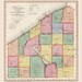 Clarkstown 1859 Old Map Homeowner Names New City Congers Rockland Lake ...