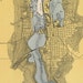 Olympia Harbor Budd Inlet 1948 Nautical Map, Washington, Reprint PC ...