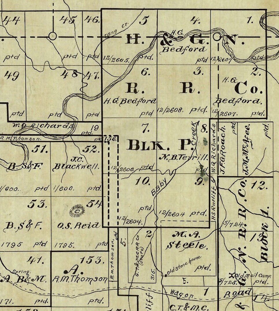 King County Texas 1903 Old Wall Map Reprint With Lot Lines - Etsy