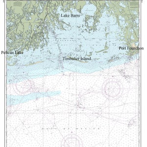 Timbalier & Terrebonne Bays Port Fourchon Leeville Pelican Island 2014 ...