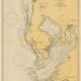 Tampa Bay to St Joseph Sound 1928 Nautical Map Tarpon Springs St ...