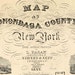 Onondaga County New York 1852 - Old Wall Map Reprint With Homeowner ...