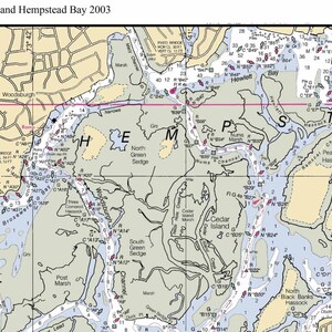 Long Beach - Hempstead Bay 2003 Nautical Chart - Long Island South ...