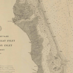 Barnegat Inlet to Absecon Inlet - 1879 Nautical Map Reprint - New ...