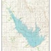 Cheney Reservoir 1965 Map Reprint - Lakes Region Old Topographic USGS ...