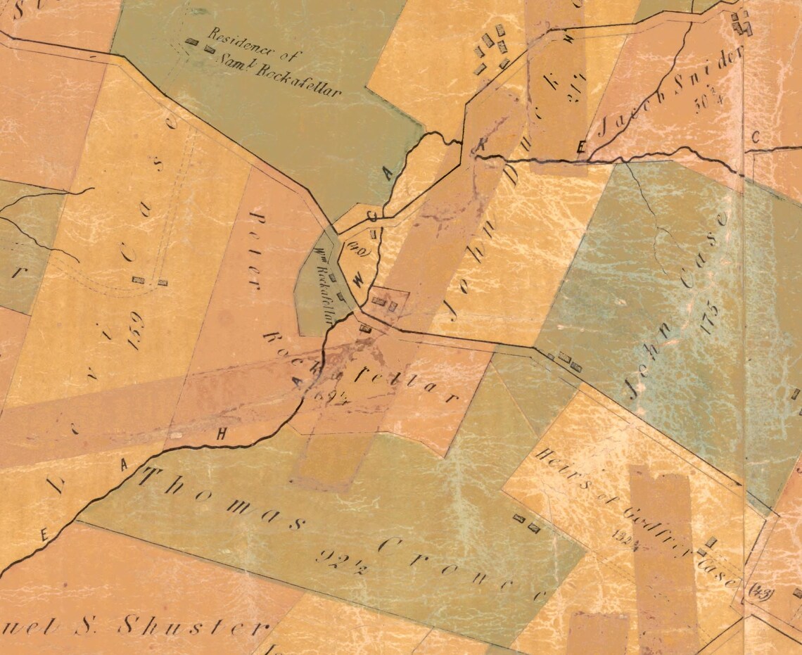 Alexandria New Jersey 1860 Old City Map Reprint - Etsy