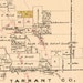 Wise County, Texas 1870xb Old Wall Map Reprint With Land Owners Names ...