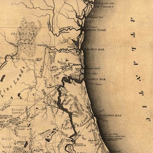 Florida 1823 State Map - by Vignoles - Reprint - Etsy