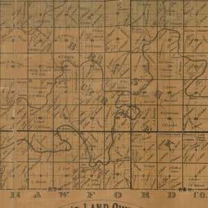Gasconade County Missouri 1875 - Old Wall Map With Landowner Names ...