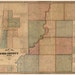 Vigo County Indiana 1858 Old Wall Map Reprint With Homeowner Names Farm ...