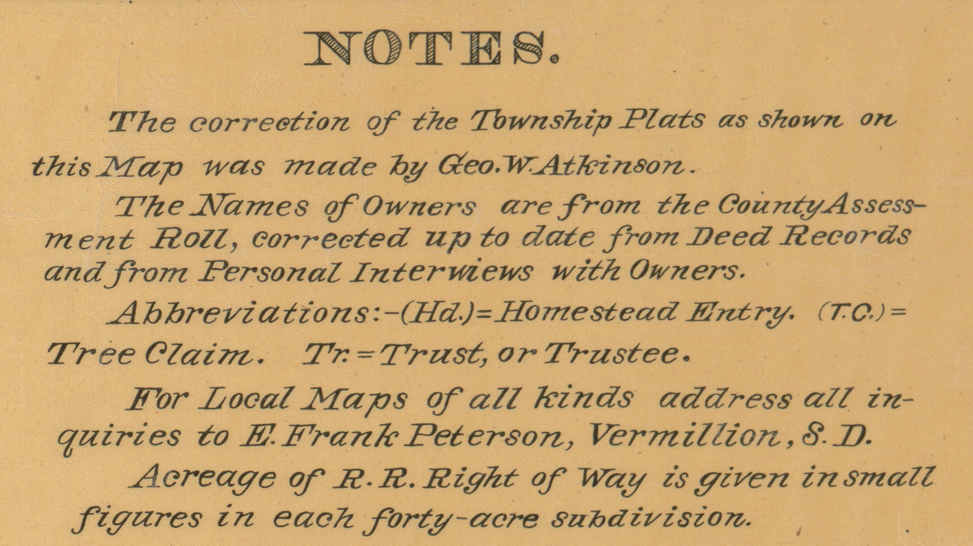 Plankinton 1900 Old Town Map With Homeowner Names South Dakota - Etsy