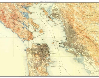 Old Map Daly City - Etsy
