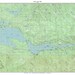 Trinity Lake 1998 Old Topographic Map USGS Custom Composite Reprint ...